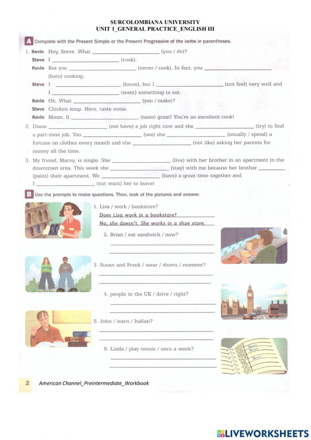 Unit 1- Window on the World-General Practice online exercise for | Live ...