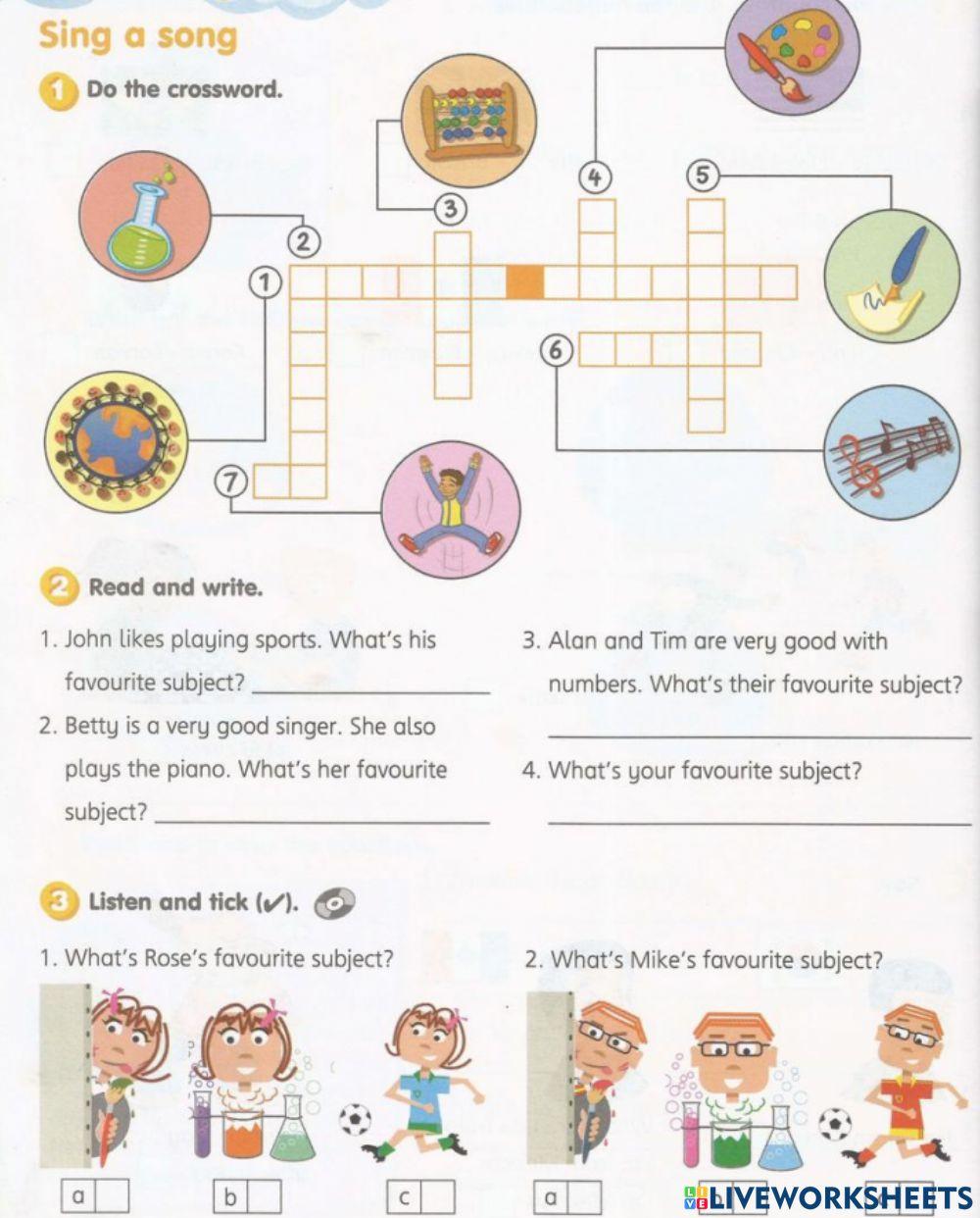GSP 4 WB - Page 12 worksheet | Live Worksheets