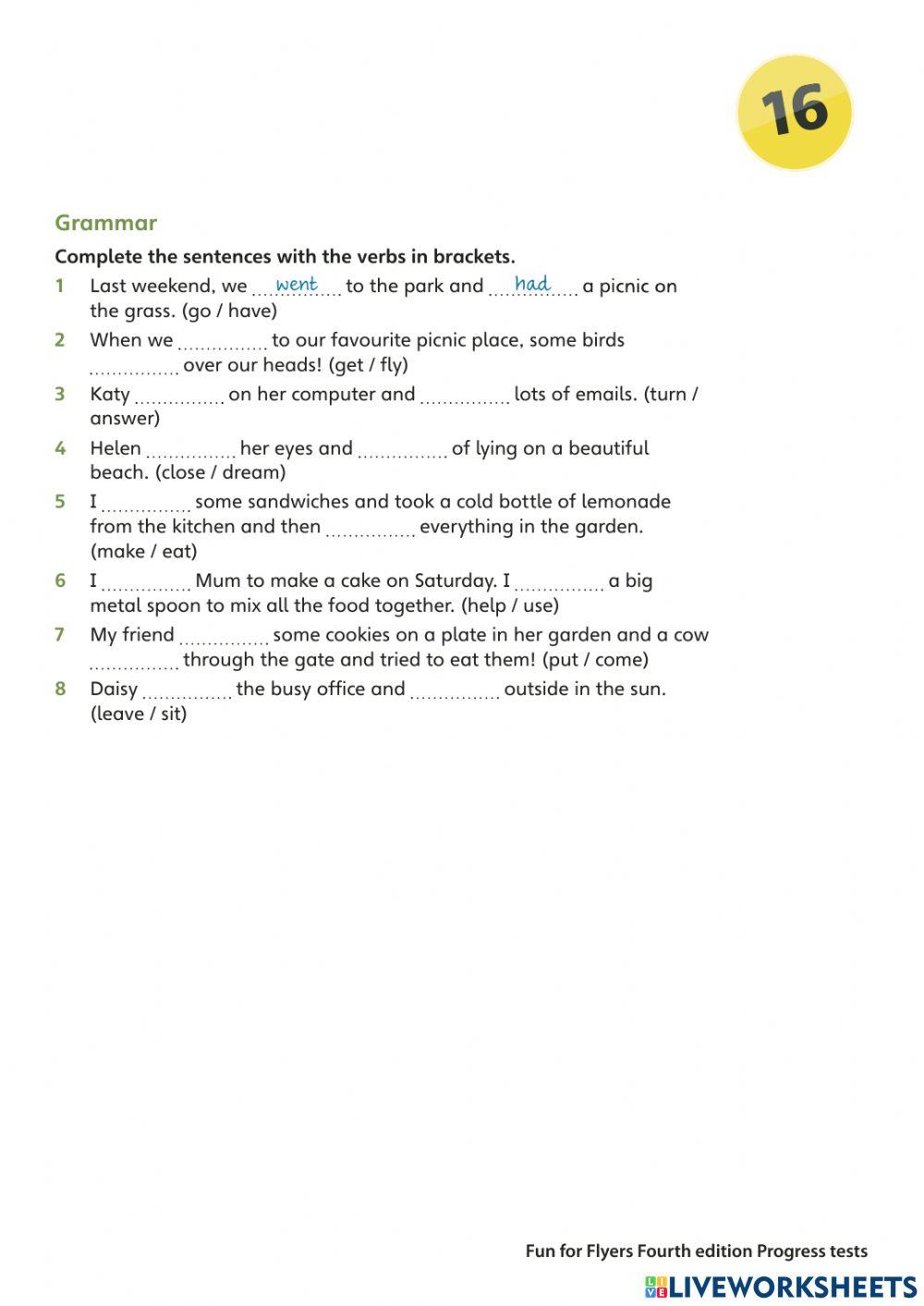 4079276 | Fun for Flyers progress tests (4)