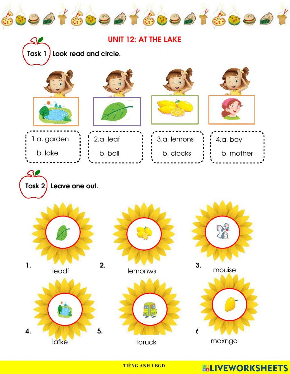 u12 worksheet | Live Worksheets