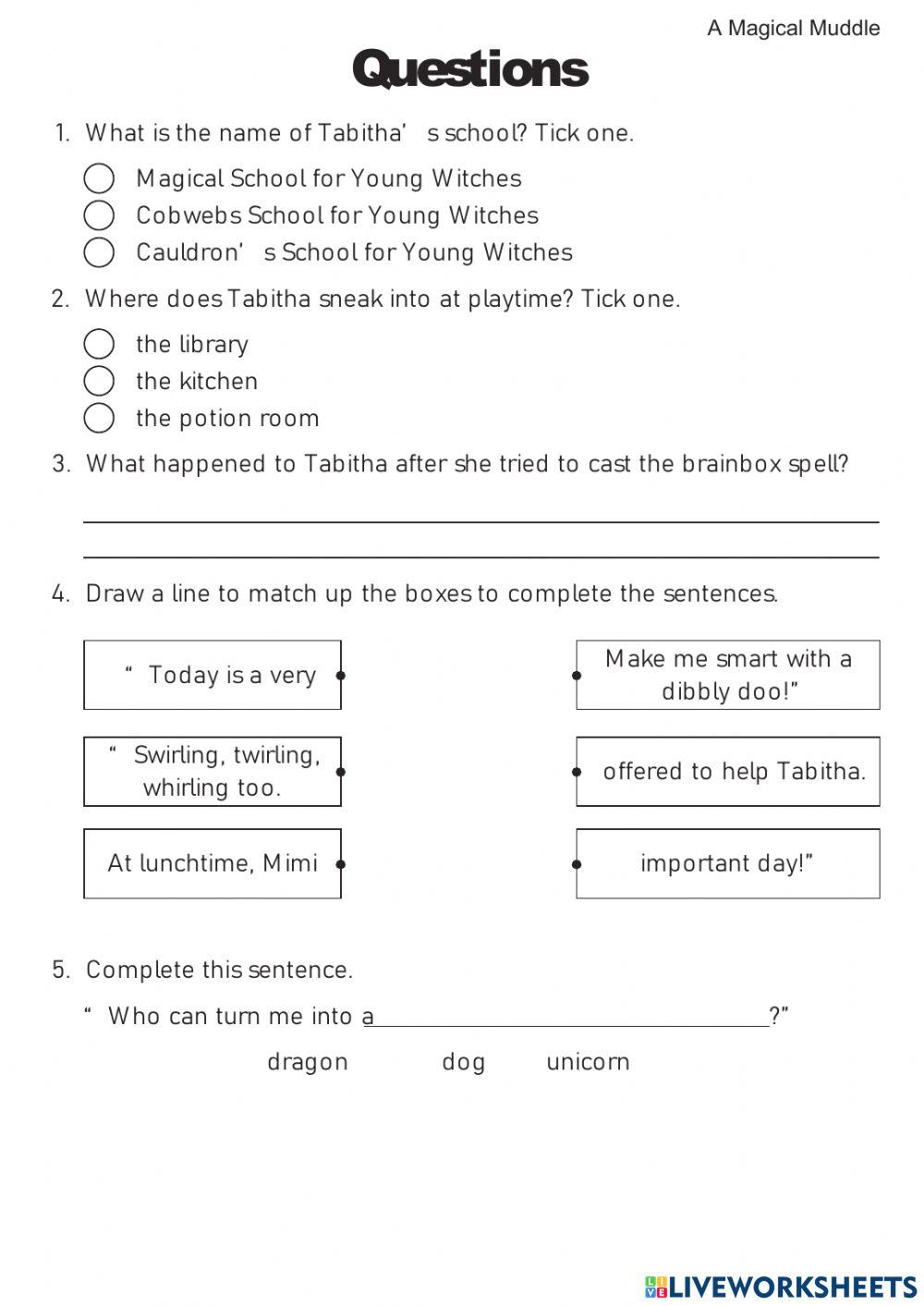 Sentence In A Muddle