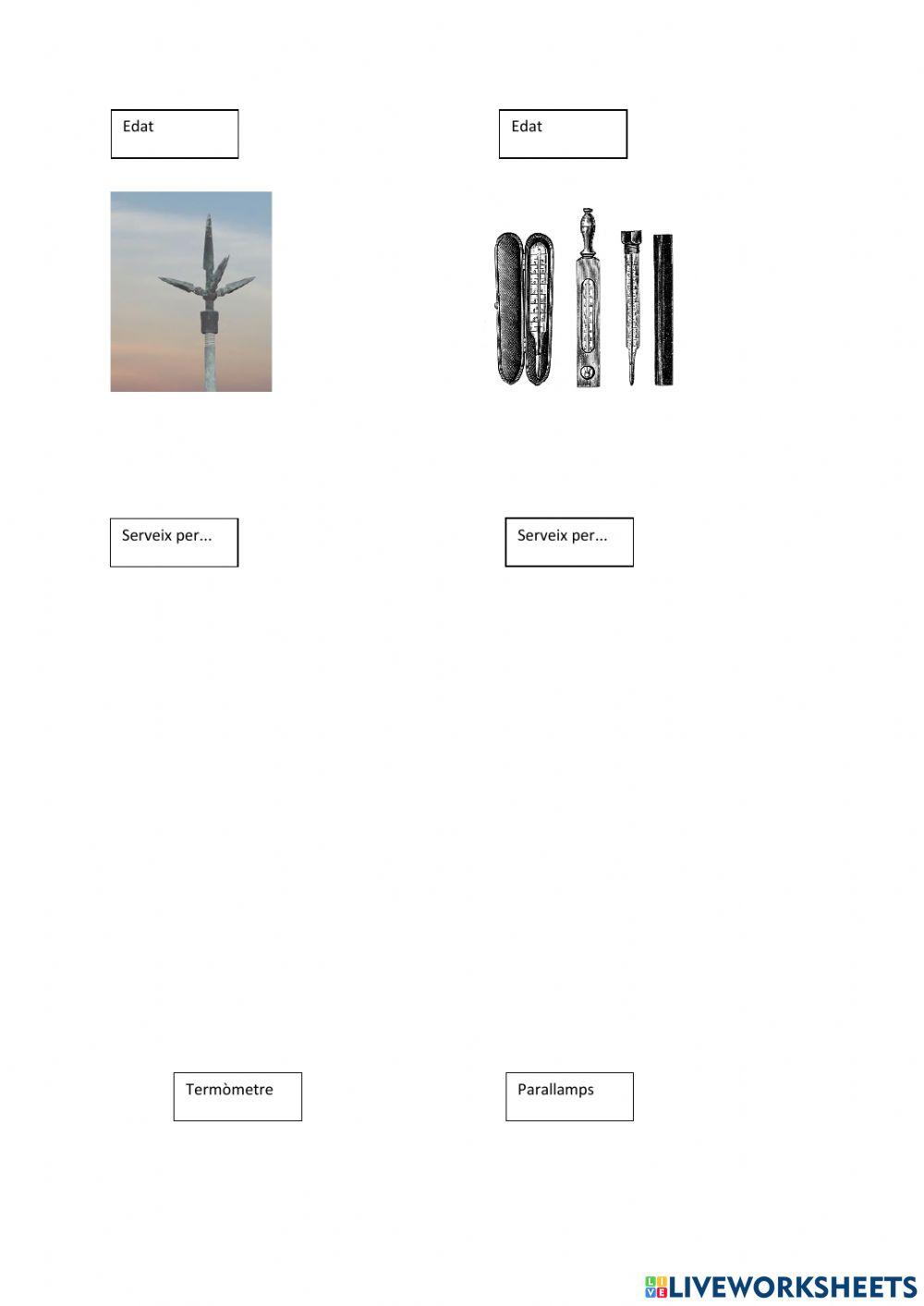 Els invents worksheet | Live Worksheets