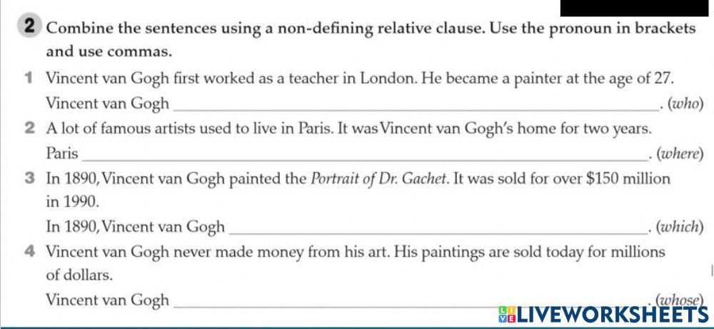 Possessions and Personal Space exercise | Live Worksheets