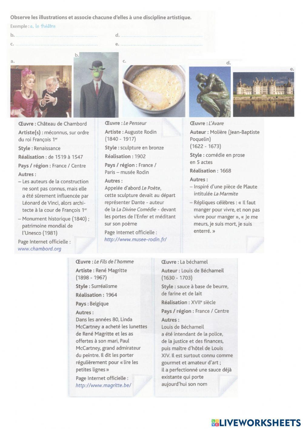 Devoir module 3 leçon 1 P2 worksheet | Live Worksheets