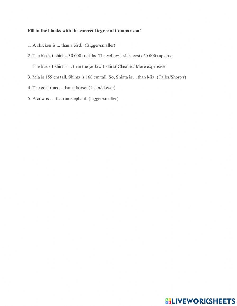 2029044 | Degree of Comparison | Popi Puspitasari