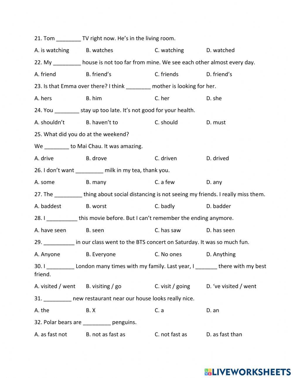 G5. PLACEMENT TEST TO SECONDARY SCHOOL 01.3 3982904