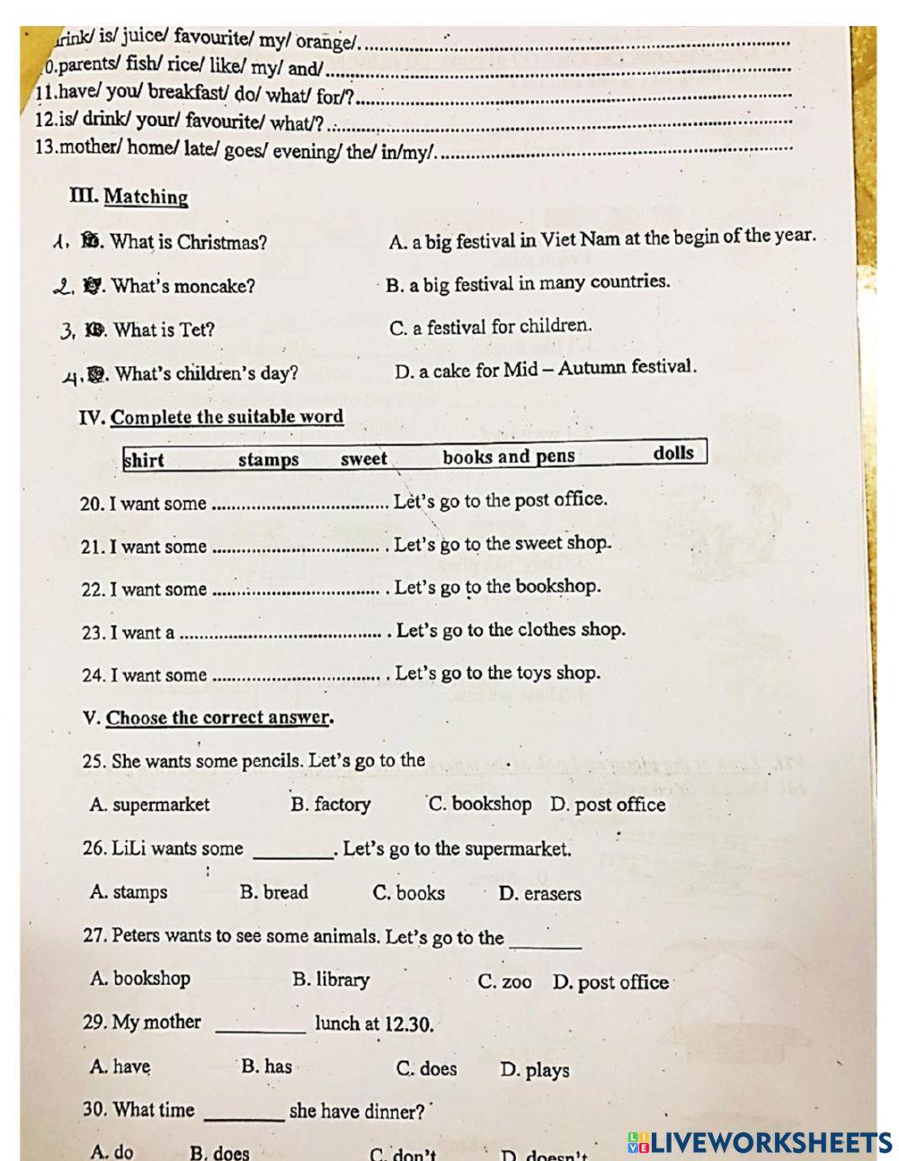 4 F4 Worksheet Live Worksheets