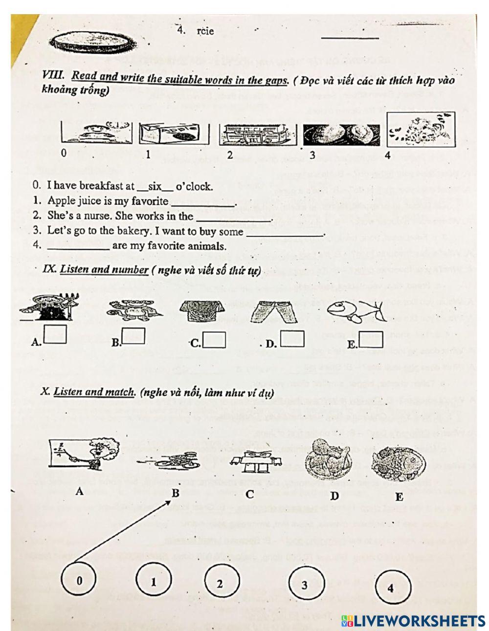 4 F4 Worksheet Live Worksheets