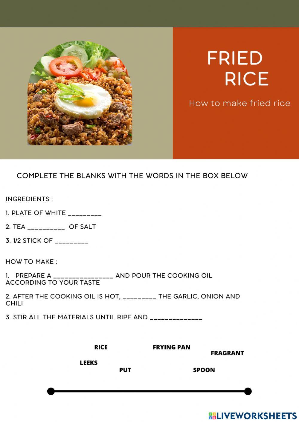 Produce Text 2029551 | kekenalizasyahra | LiveWorksheets