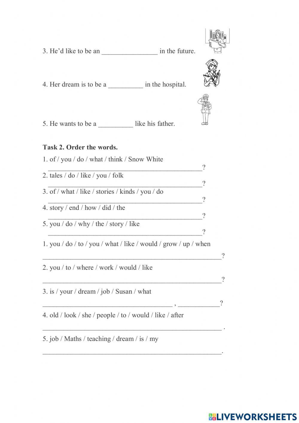 U 14,15- g5- reading and writing worksheet | Live Worksheets