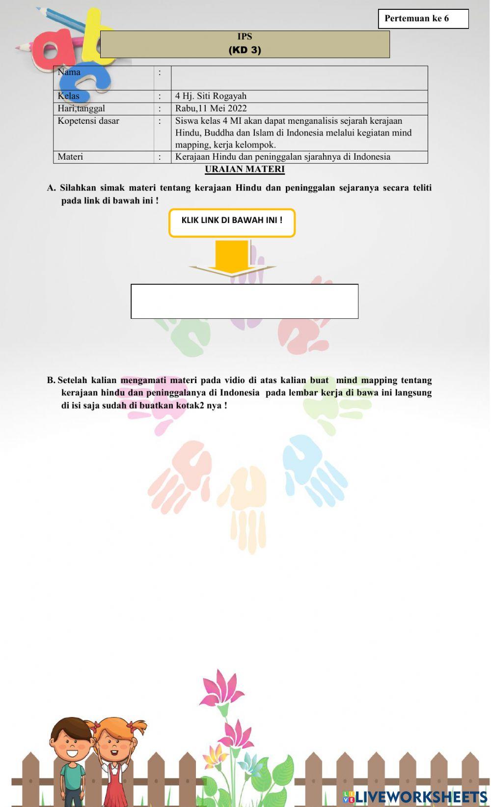 Ips online exercise for kelas 4 | Live Worksheets