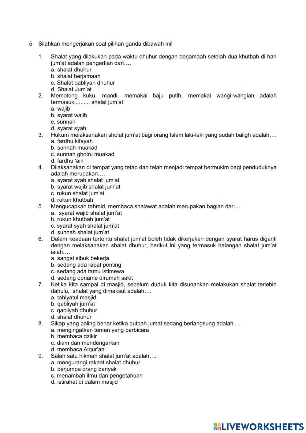 Lkpd paibp shol… | Free Interactive Worksheets | 2030515