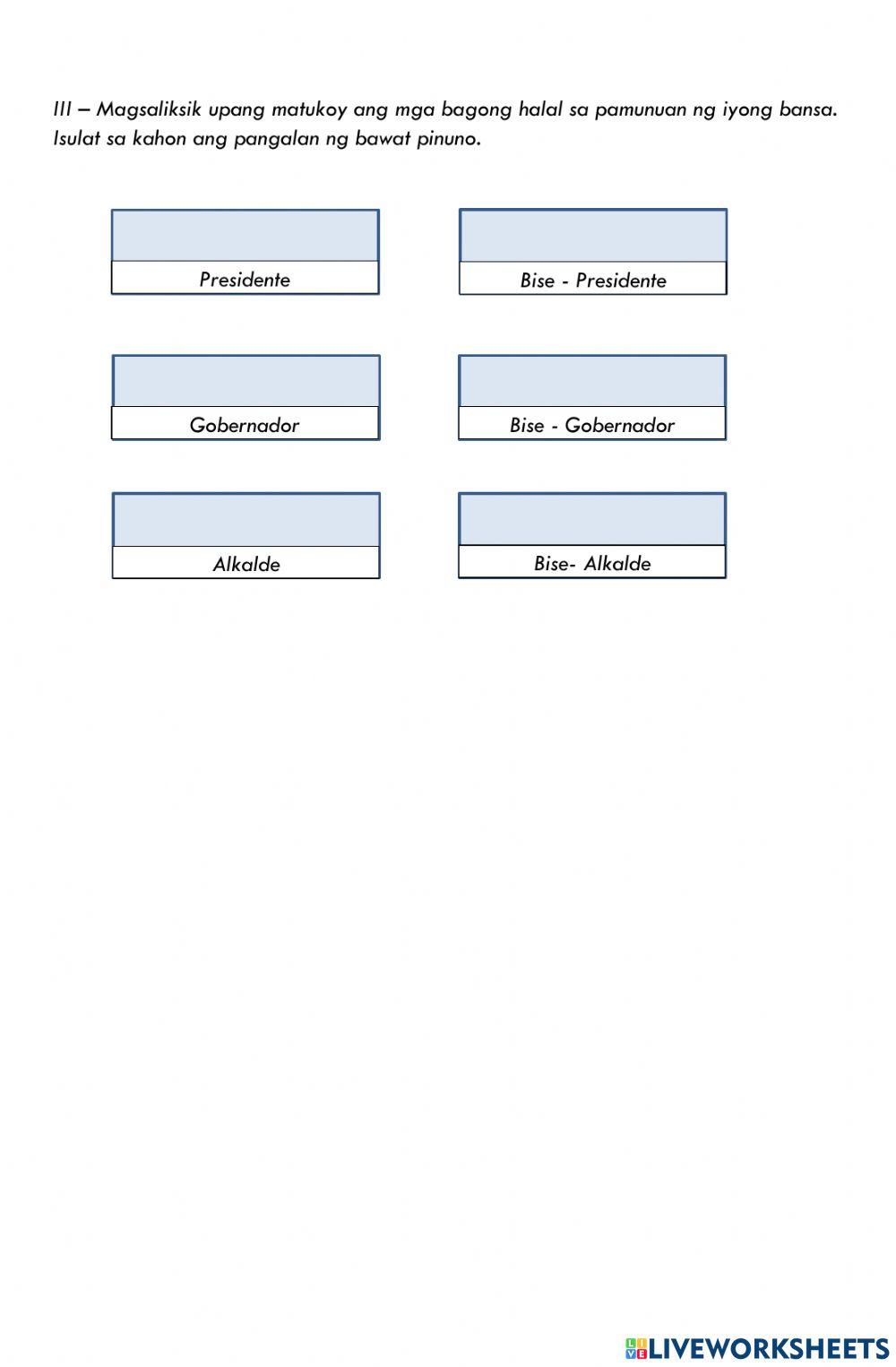 Matalinong pagp… | Free Interactive Worksheets | 2030790