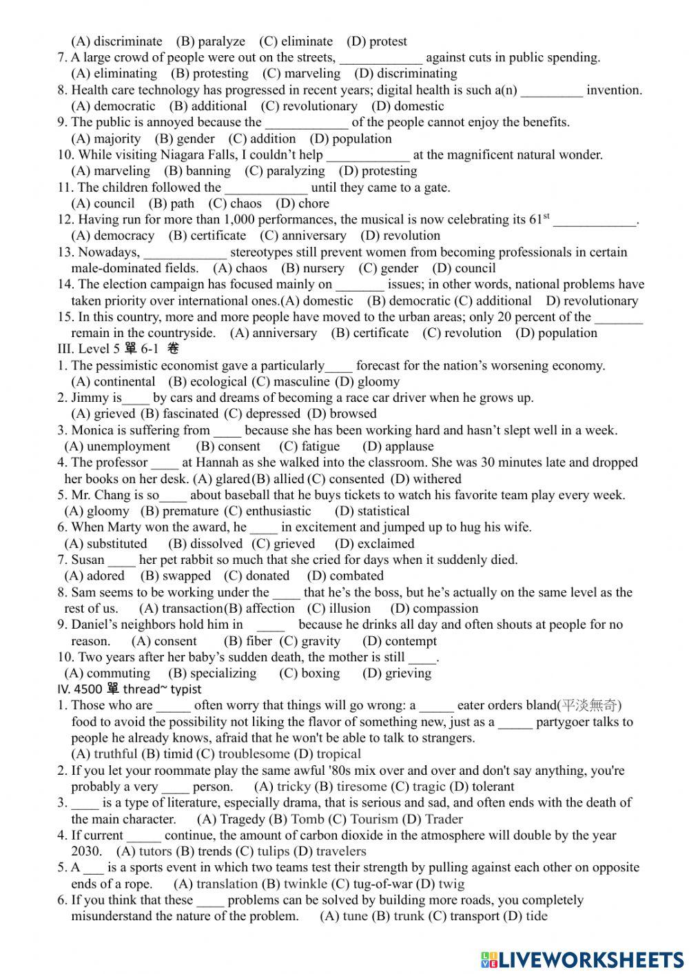 Ddddddd exercise | Live Worksheets