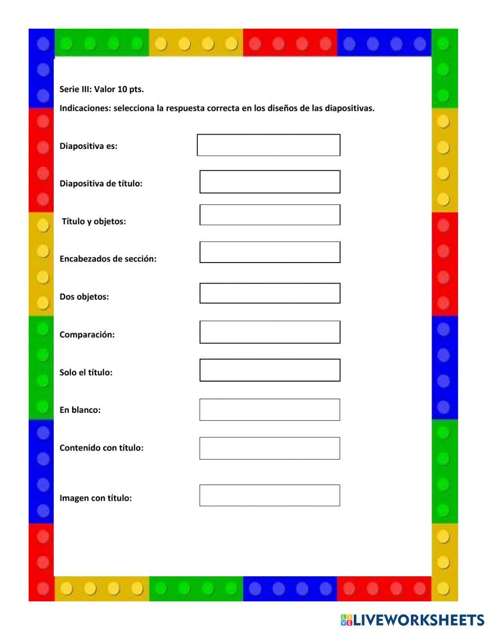 PowerPoint | Free Interactive Worksheets | 2031604