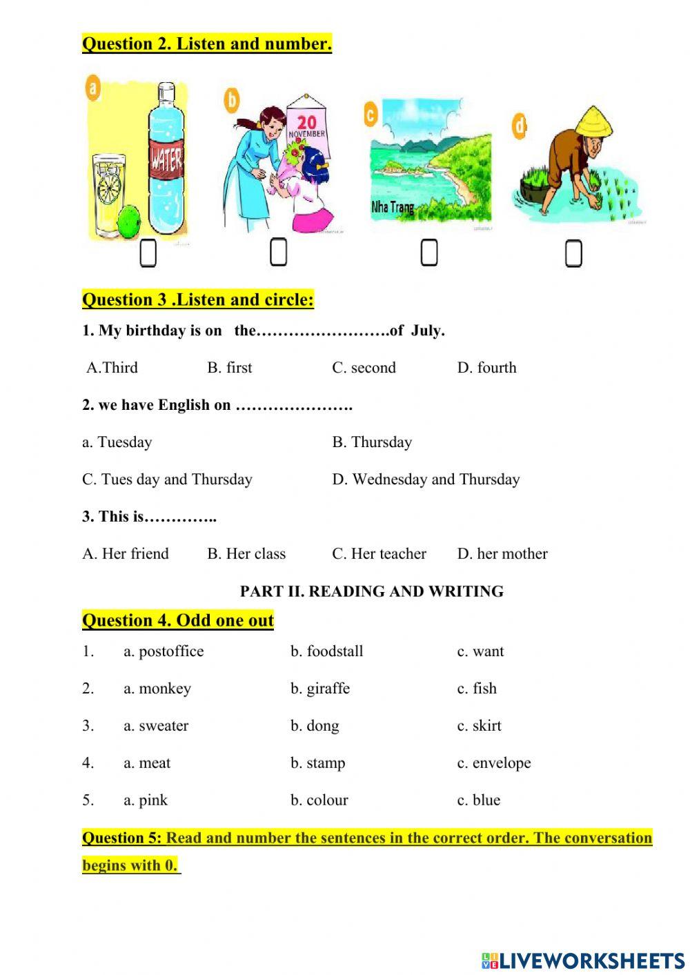 G4-cky2 de10 worksheet | Live Worksheets