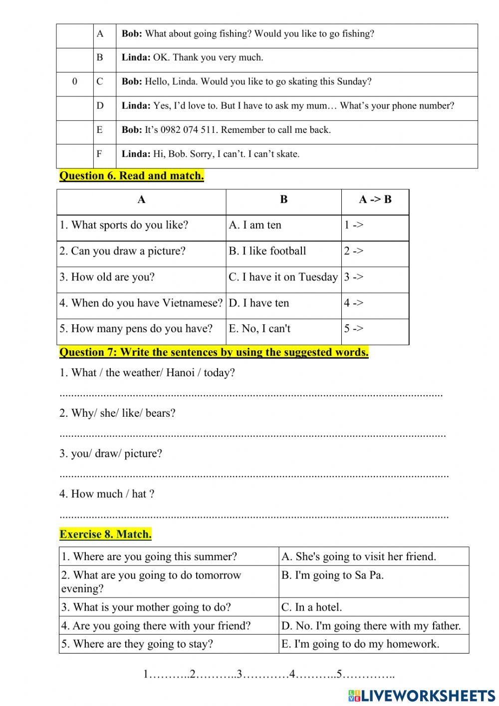 G4-cky2 de10 worksheet | Live Worksheets