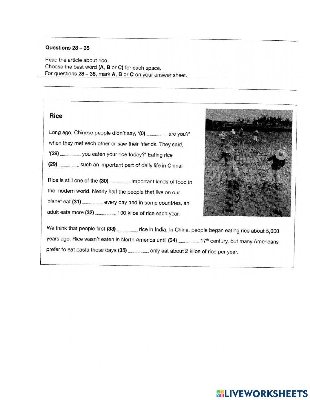 KET trainers English as a Second Language (ESL) activity | Live Worksheets