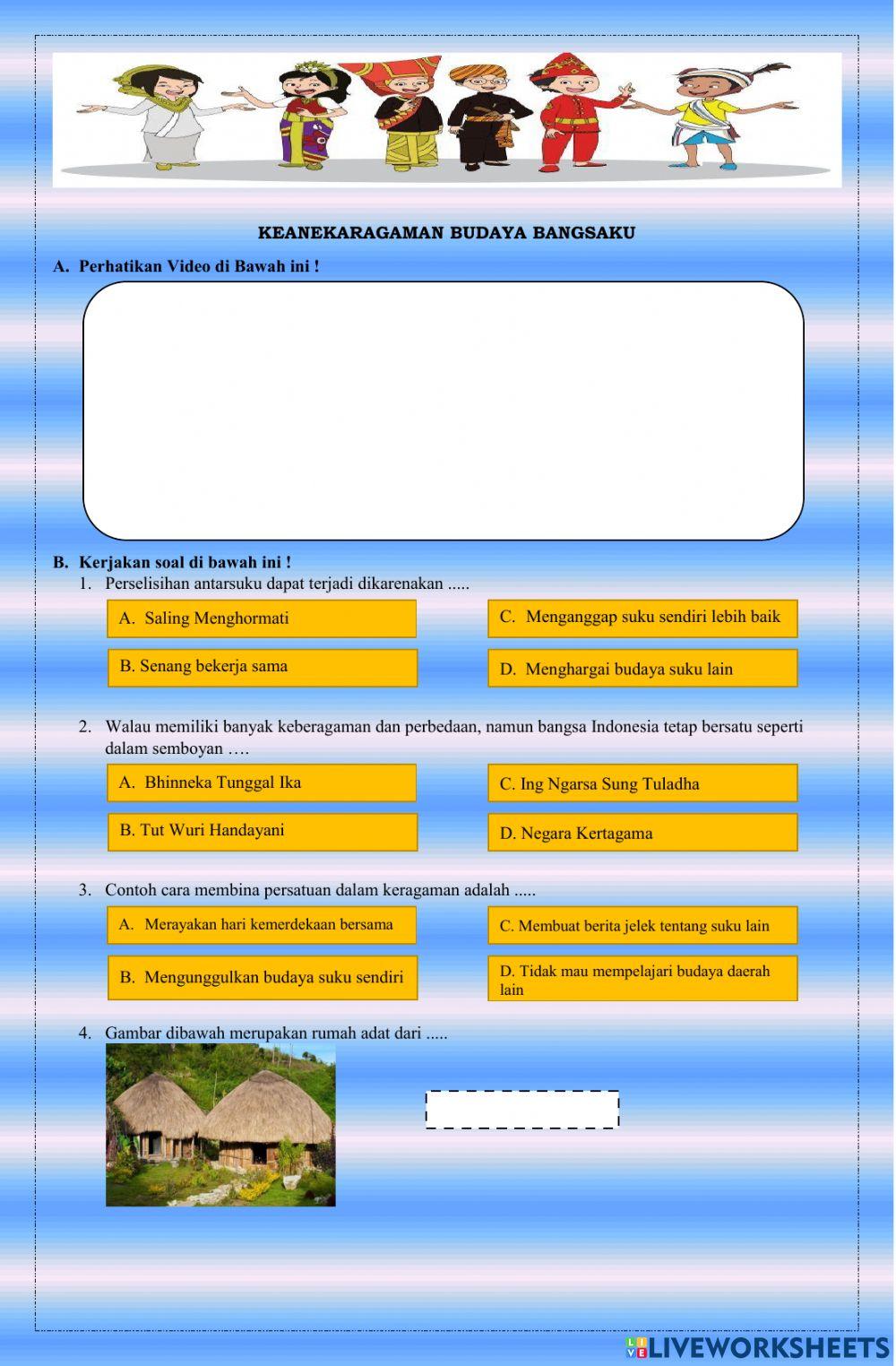 Keanekaragaman … | Free Interactive Worksheets | 2033573