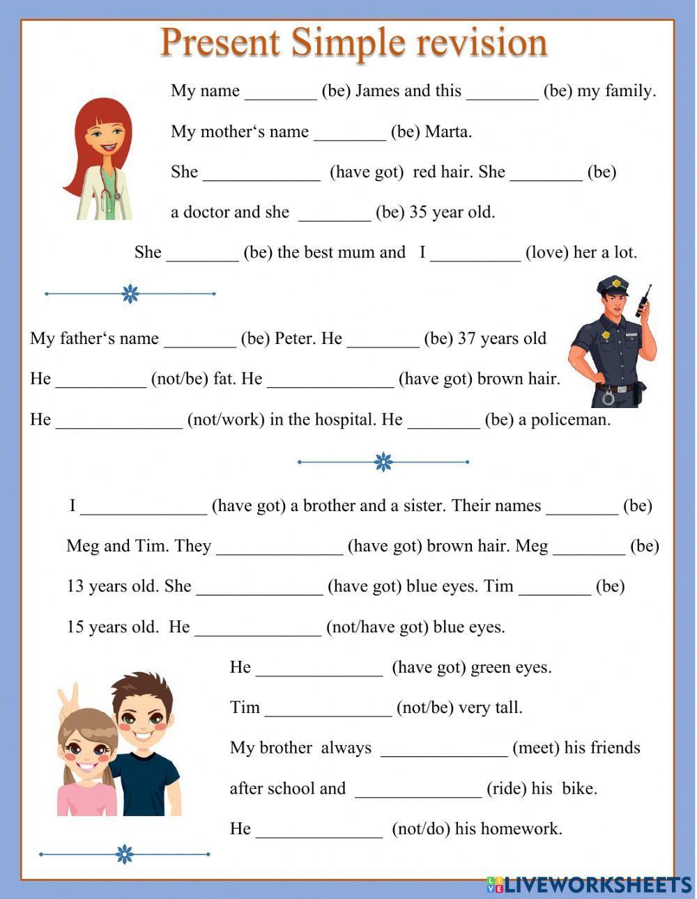 2033736 | Present Simple revision | Silvana