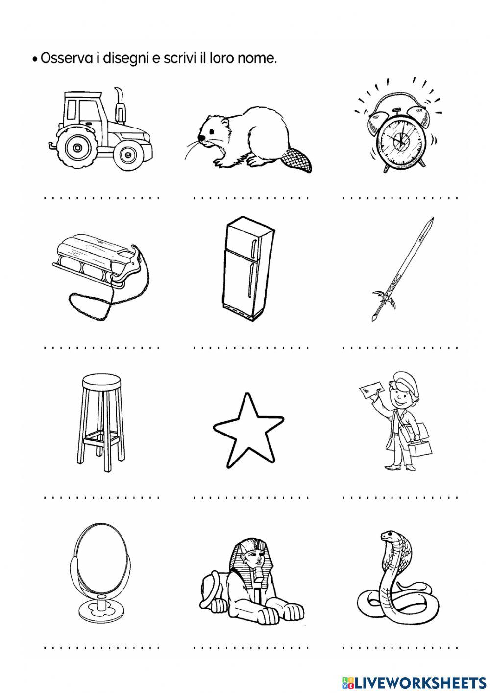 Suoni difficili 2 interactive worksheet | Live Worksheets