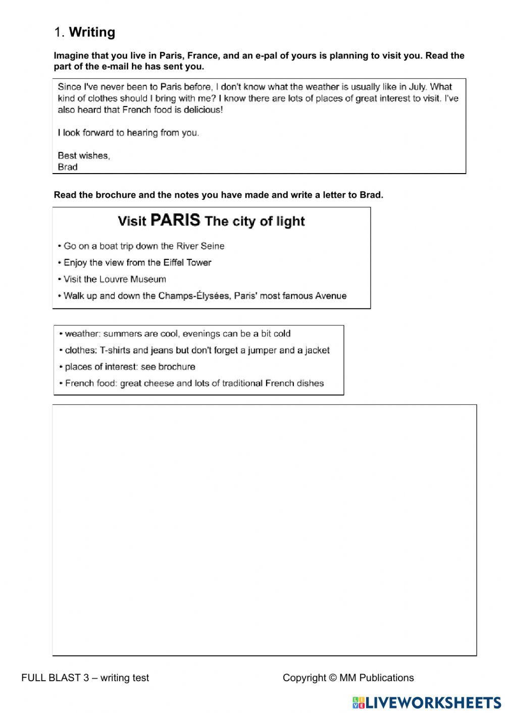 full blast 3-fi… | Free Interactive Worksheets | 2357326