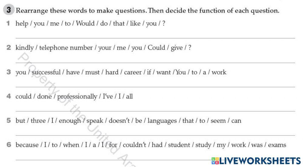Modals online exercise for 10 | Live Worksheets