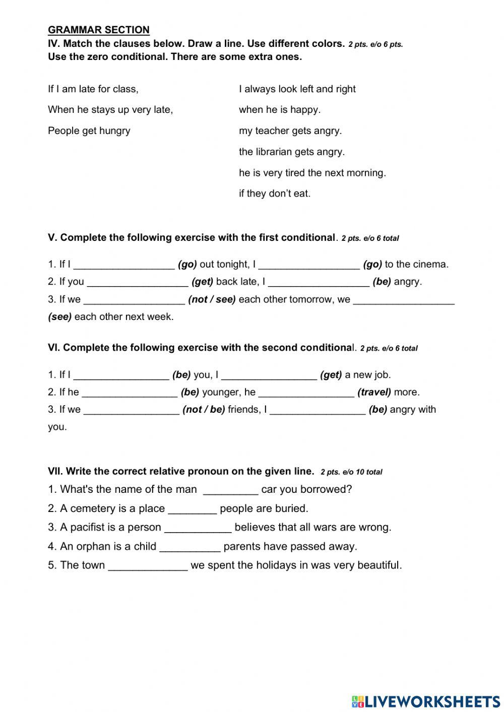 CAMBRIDGE TEST MAY online exercise for | Live Worksheets