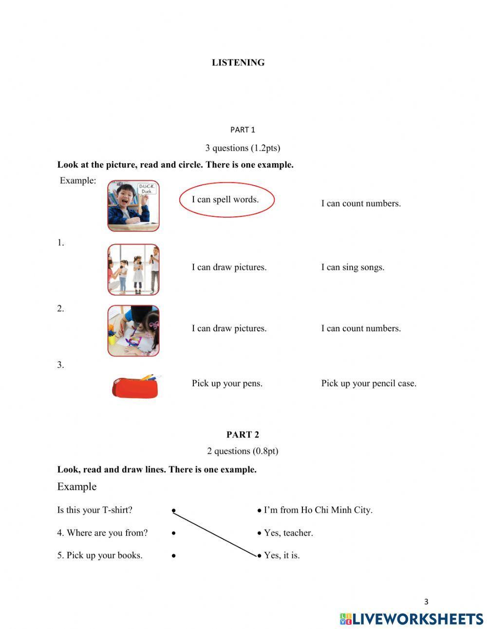 Smart start 2 u… | Free Interactive Worksheets | 2037388