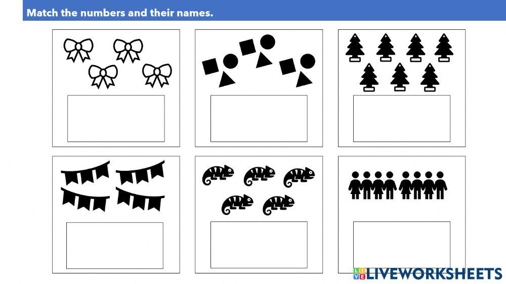 L6 - A5 - Numbers, Writing worksheet | Live Worksheets