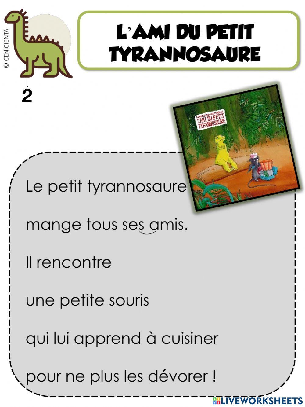 Dino interactive exercise | Live Worksheets