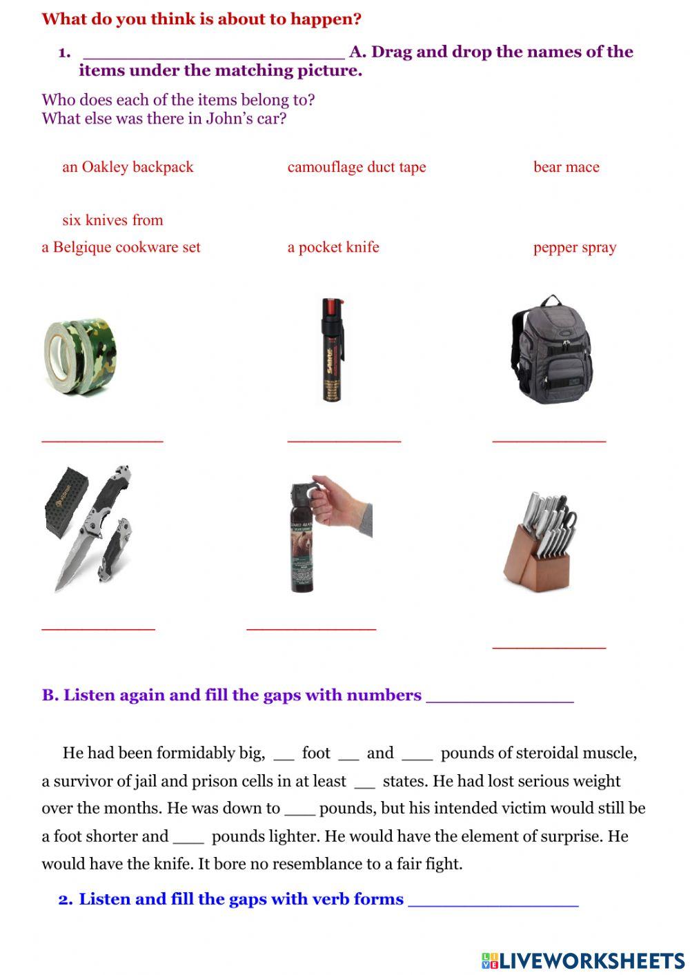 Debra&John 9-2 Trigger Warning worksheet | Live Worksheets