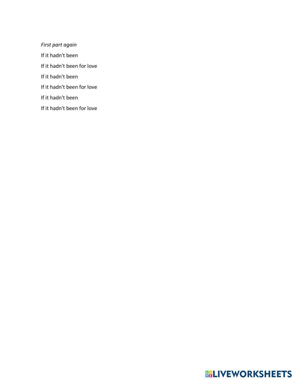 Song - Third conditional 2359053 | msuc | Live