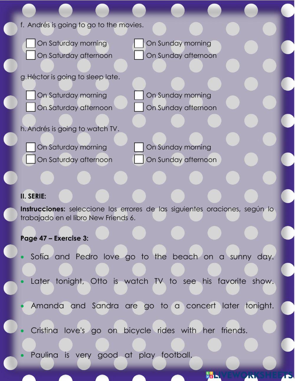 Let's have fun!… | Free Interactive Worksheets | 2039848