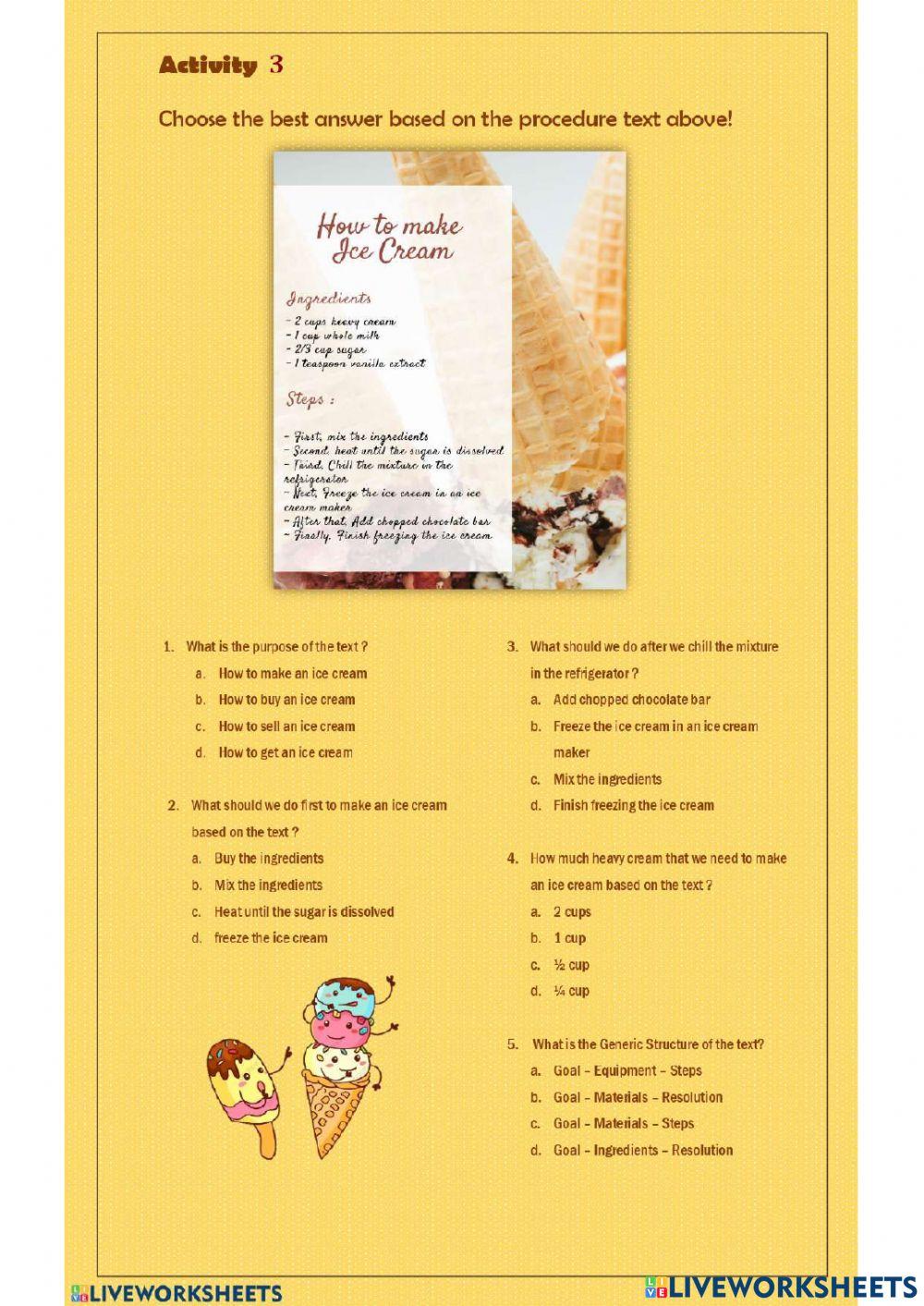 Procedure Text … | Free Interactive Worksheets | 6874790