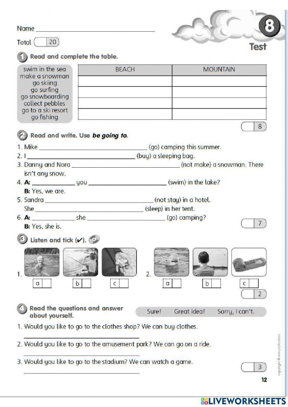 Smart Junior 4 … | Free Interactive Worksheets | 2040009