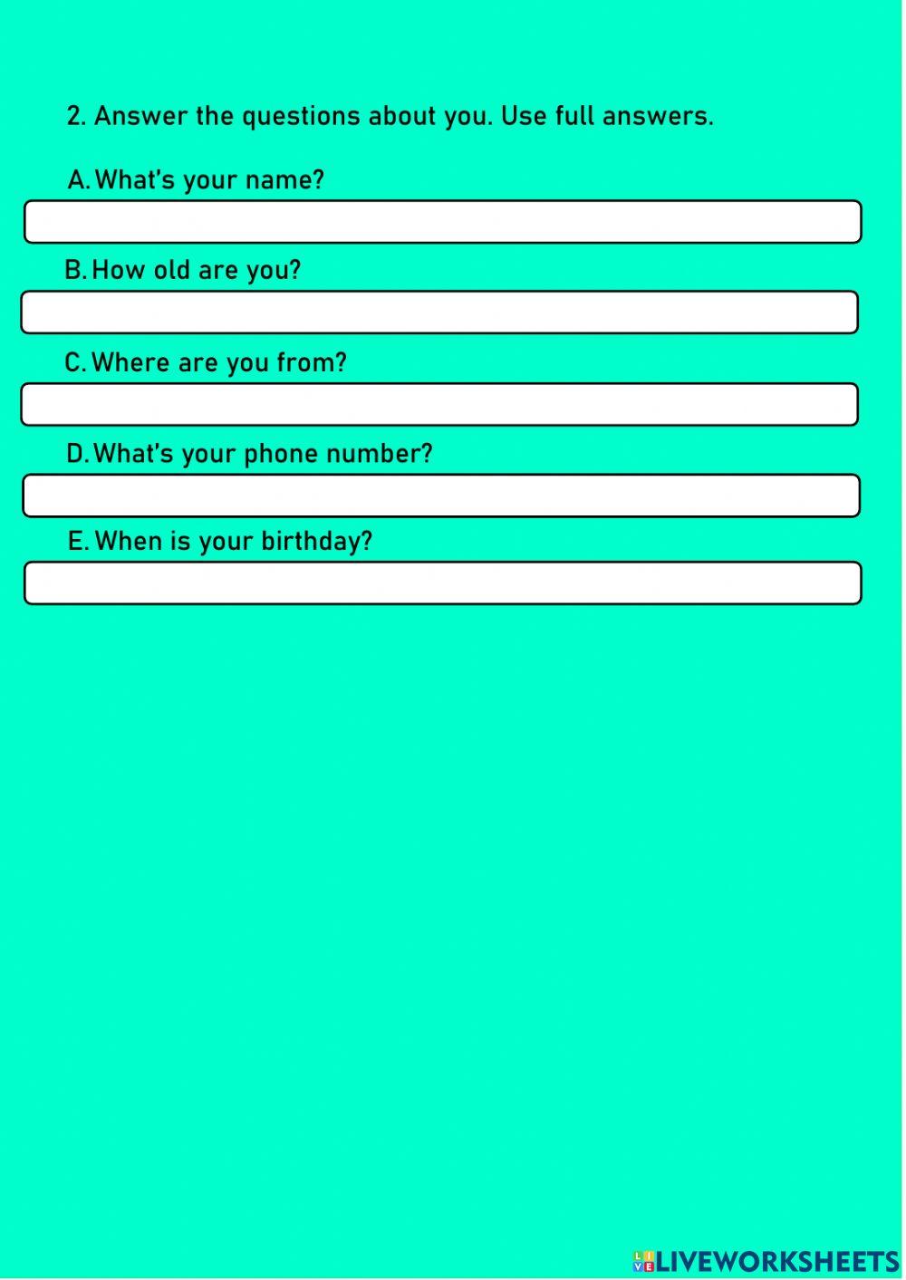 Et92a-u1l2 worksheet | Live Worksheets