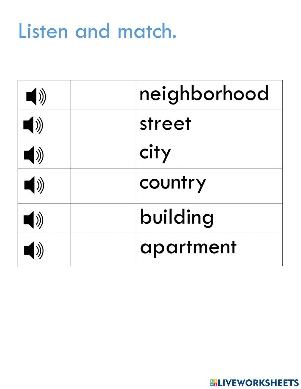 Grade1- Unit 13- Vocab recap online exercise for | Live Worksheets