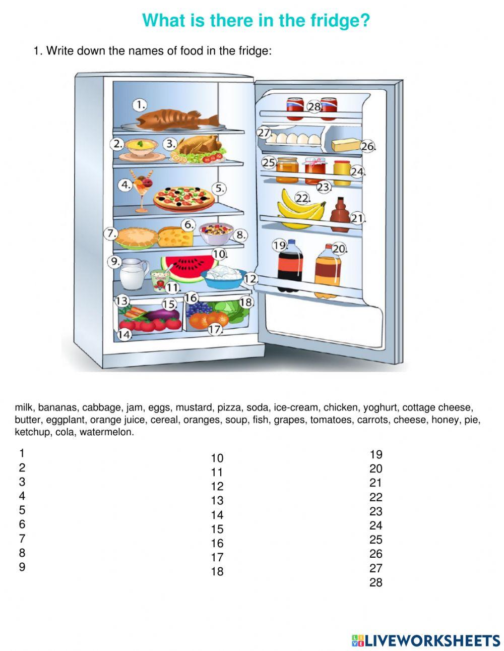Containers online exercise for | Live Worksheets