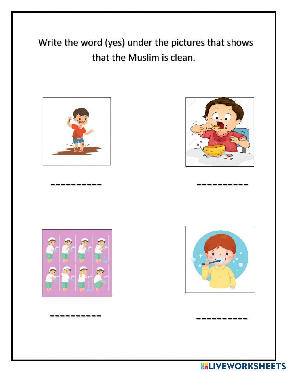 assessment ( Muslim is clean ) 3587197 | asma29x | Live