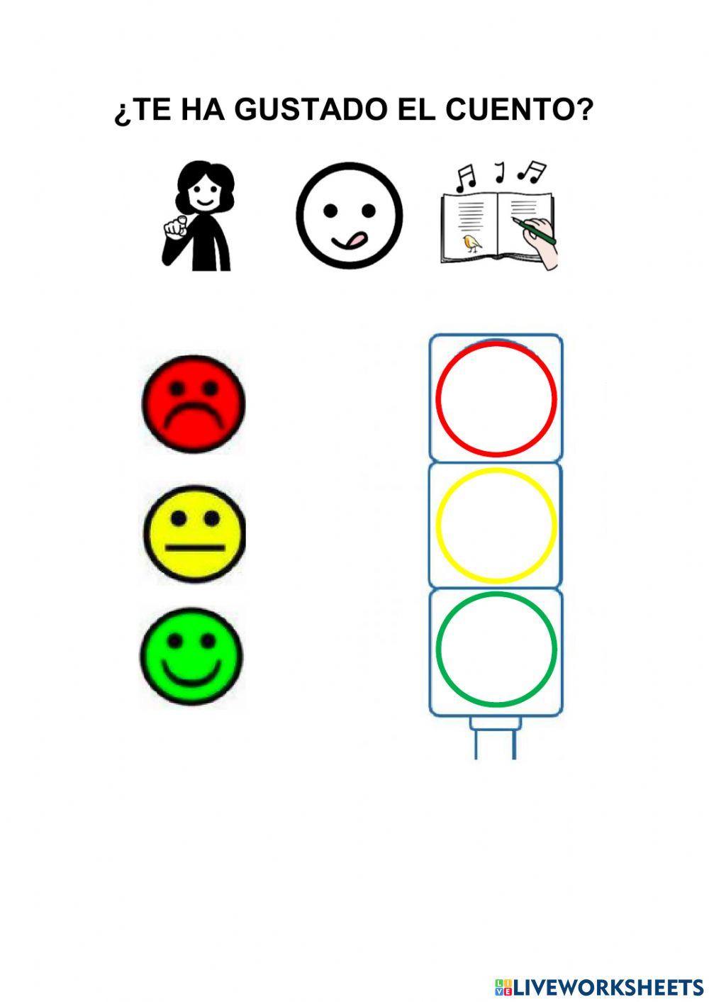 Semáforo metacognición worksheet | Live Worksheets