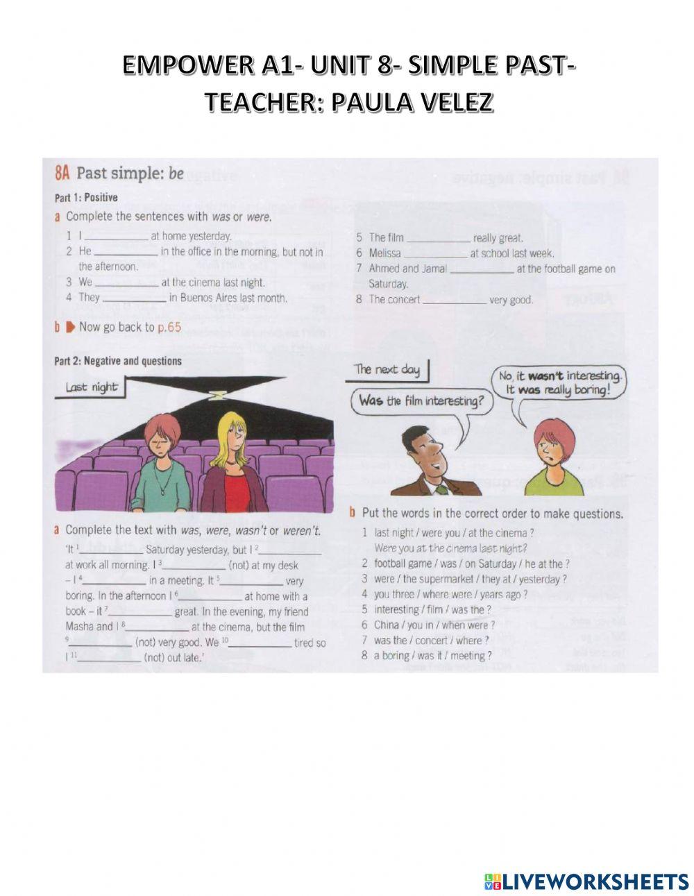 Empower A1 interactive worksheet | Live Worksheets