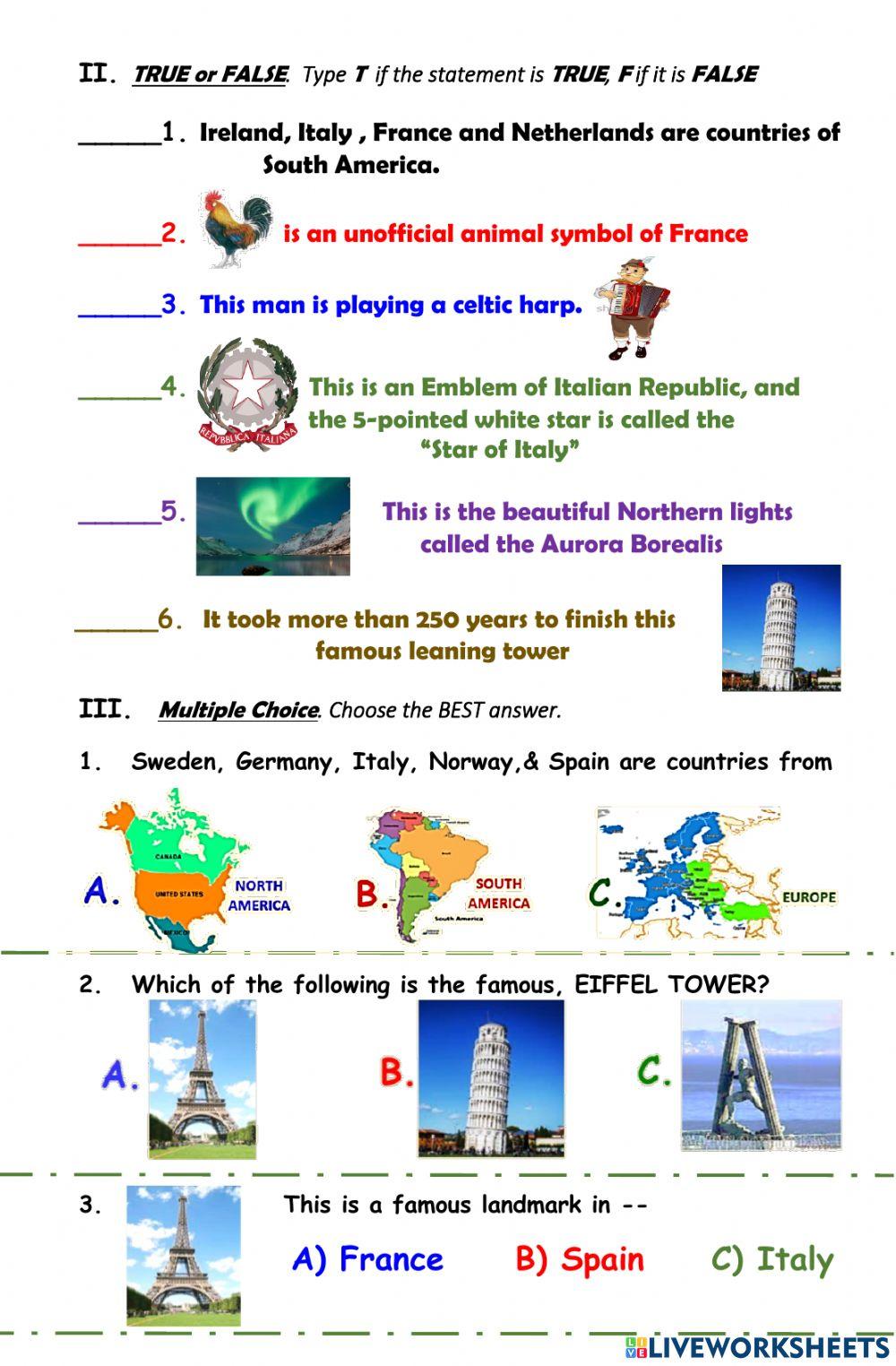 k2 Geography Final Exam 2042776 | Rosalie Pondoc | Live