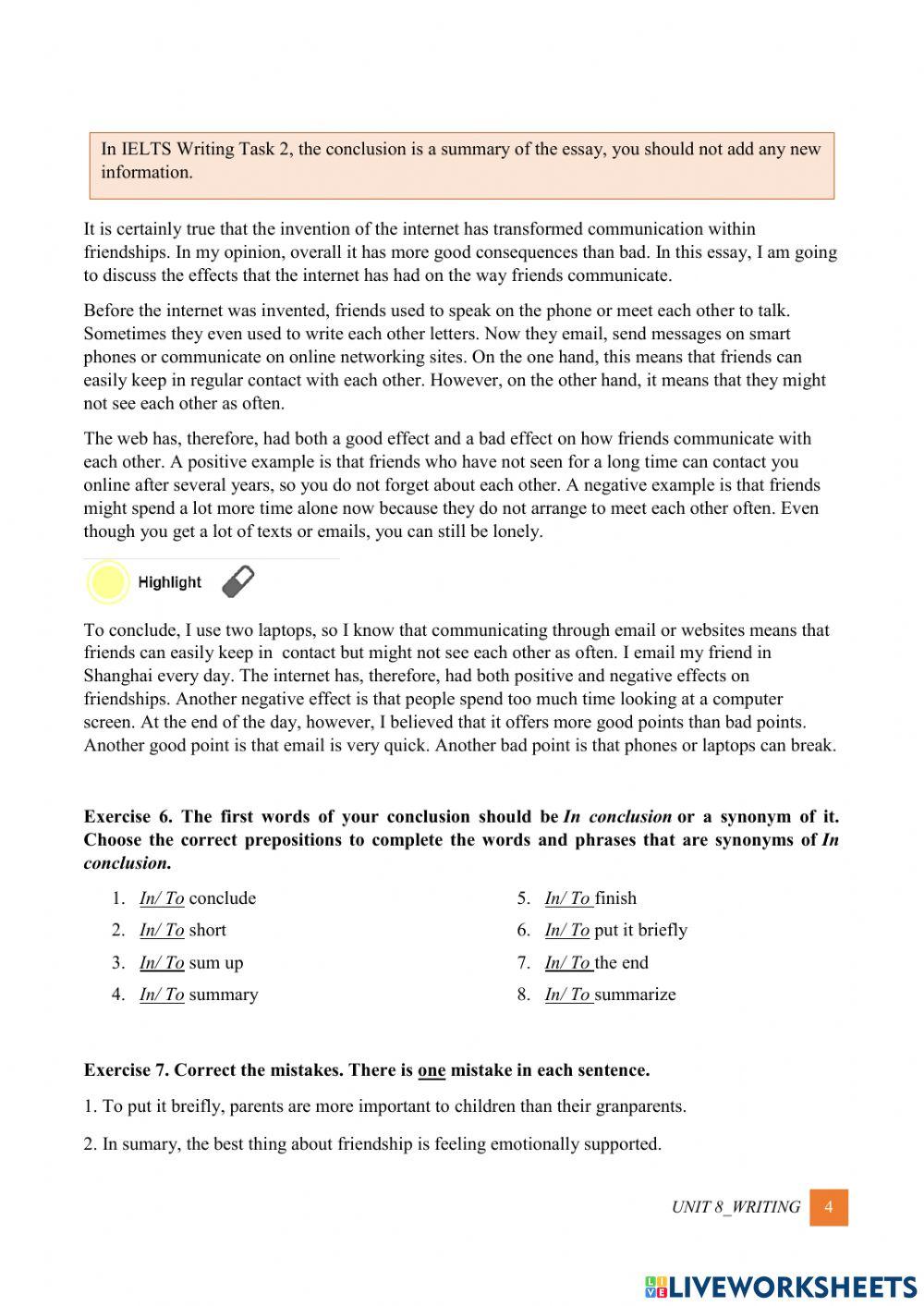 TA Day Kem - IELTS | Writing Unit 8-Student 2019140