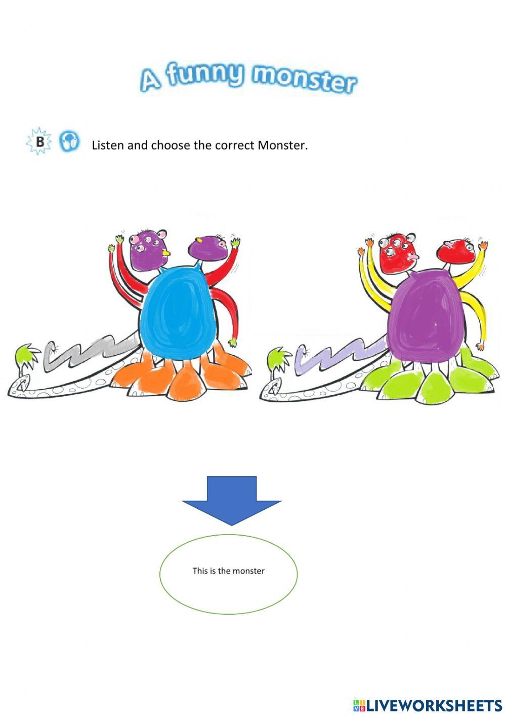 Monster 2019719 | Virginia Ramos | LiveWorksheets
