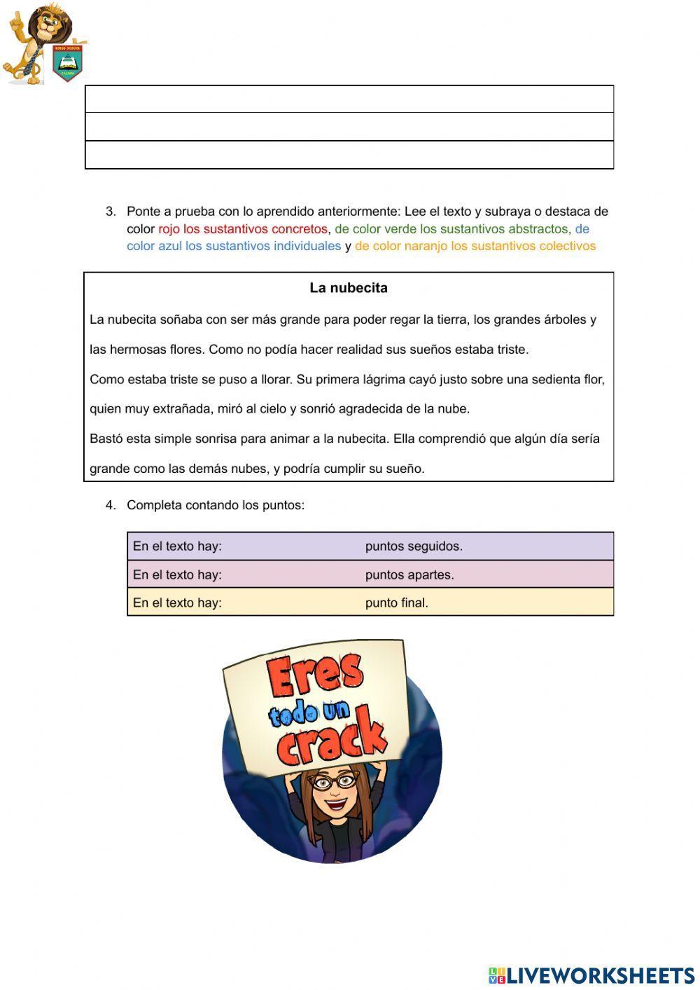 2042832 | Punto seguido, aparte y final | Sofía belén