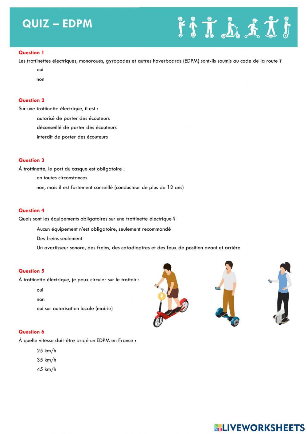 Quiz - EDPM | Free Interactive Worksheets | 2846527