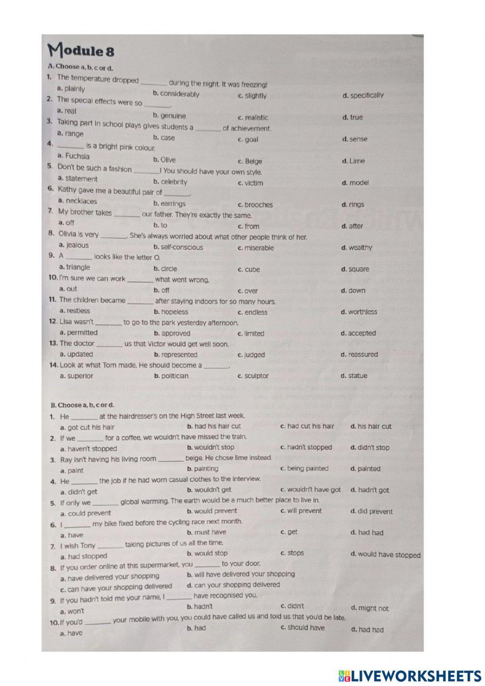 6876210 | Full Blast Grammar Practice Module 8 page 139