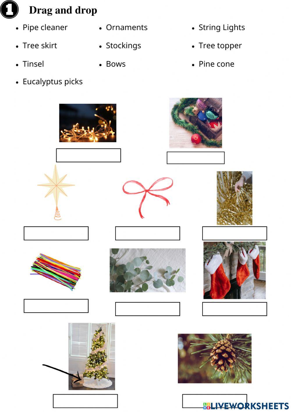 Christmas online exercise for Grade 10-12 | Live Worksheets