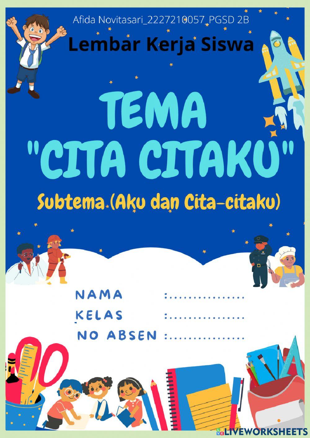 Cita Citaku worksheet | Live Worksheets